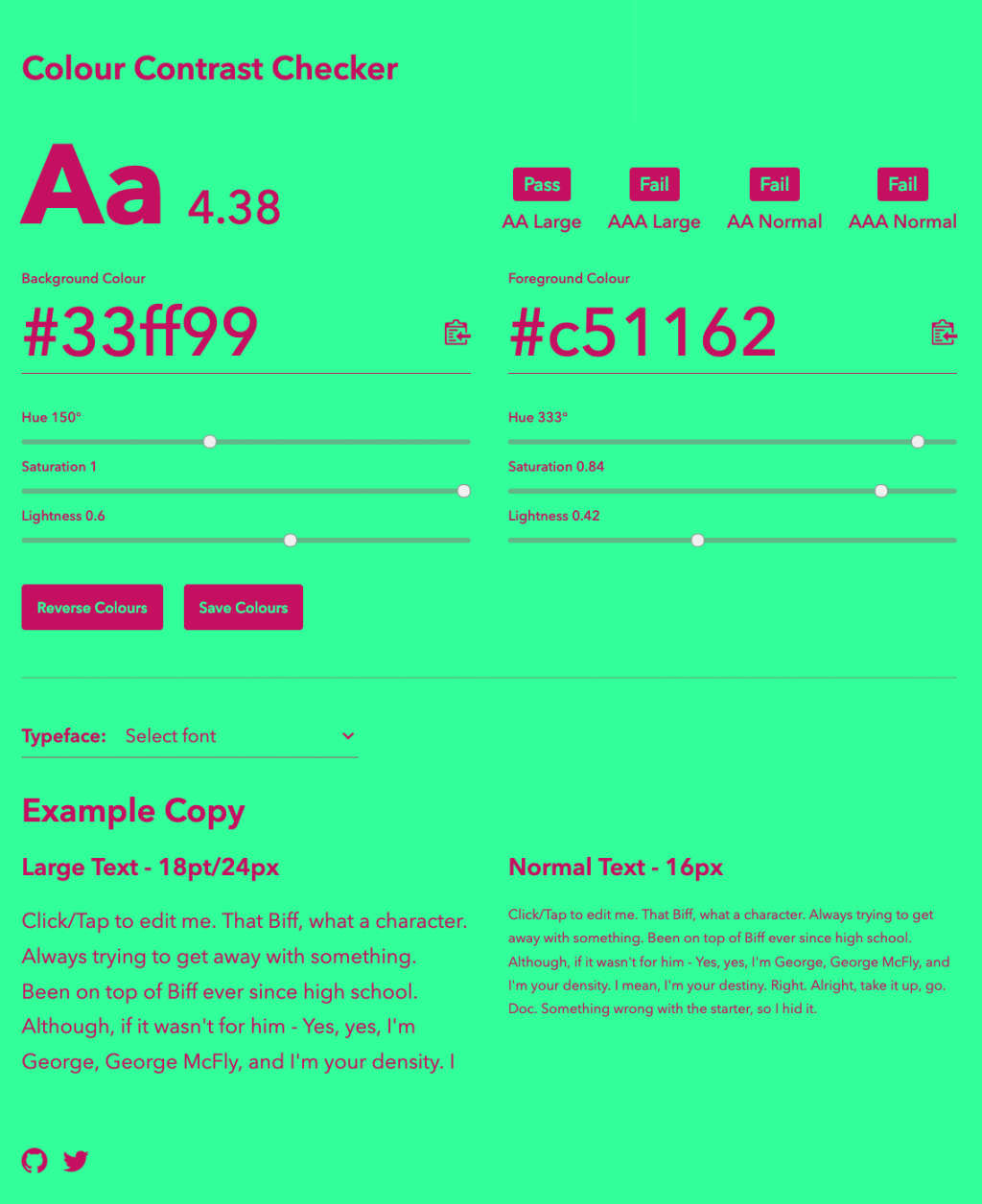 Colour contrast checker - Designagogo | Freelance Web design, Leeds ...